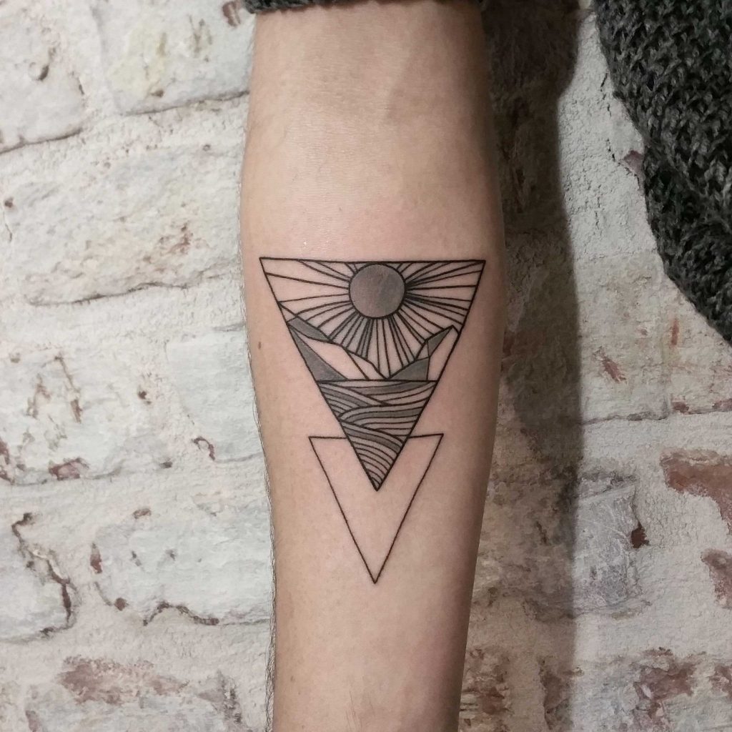 Triangle Tattoo Designs, Ideas and Meanings - All you need to know ...