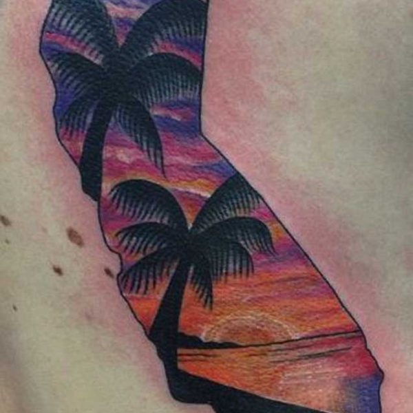 150 Amazing California Tattoo Designs, Ideas and Meanings - Tattoo Me Now