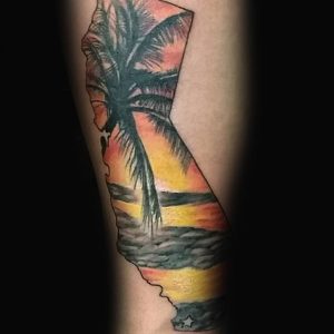 150 Amazing California Tattoo Designs, Ideas and Meanings - Tattoo Me Now