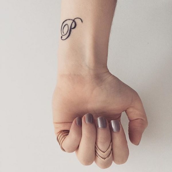 40 Letter P Tattoo Designs, Ideas and Templates - Tattoo Me Now