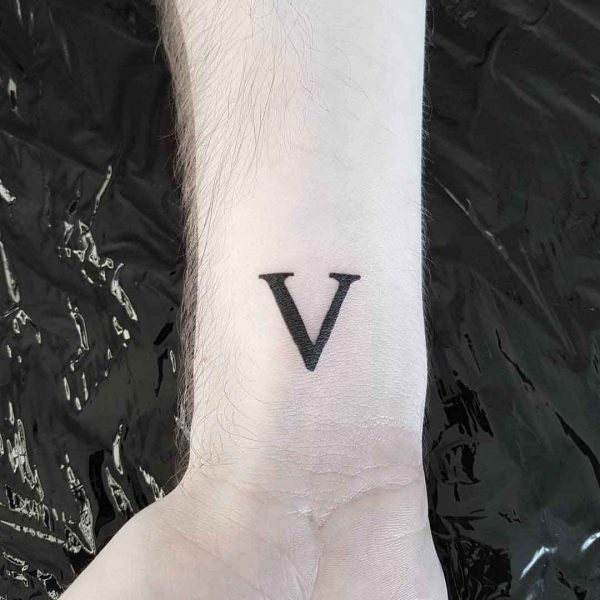 50 Letter V Tattoo Designs, Ideas and Templates - Tattoo Me Now