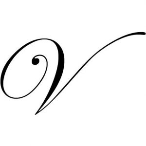 50 Letter V Tattoo Designs, Ideas and Templates - Tattoo Me Now
