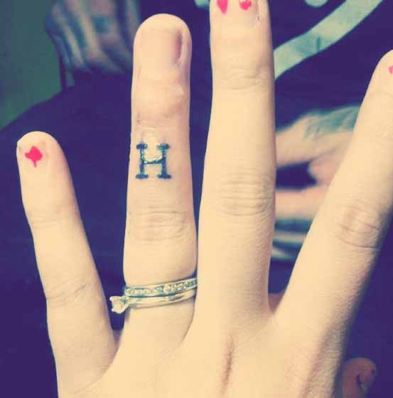 40 Letter H Tattoo Designs, Ideas and Templates - Tattoo Me Now