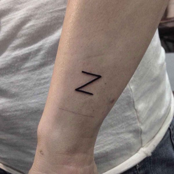 30 Letter Z Tattoo Designs, Ideas and Templates - Tattoo Me Now