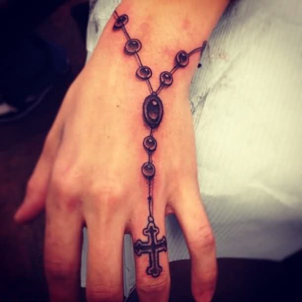 Rosary Tattoos | Ideas, Meaning & Rosary Beads Tattoo Designs - Tattoo ...