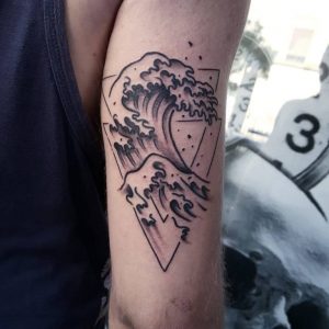 185 Wave Tattoo Designs and Ideas For Those Who Love Ocean - Tattoo Me Now