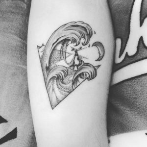 185 Wave Tattoo Designs and Ideas For Those Who Love Ocean - Tattoo Me Now