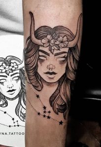 80 Unique Taurus Tattoos to Compliment Your Body and Personality ...