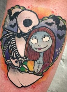 100+ Unique Jack and Sally Tattoos (The Nightmare Before Christmas ...