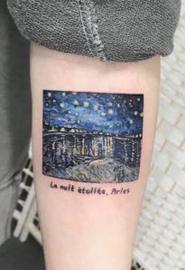 55 Artistic Vincent Van Gogh Tattoos Inspired By His Artwork - Tattoo ...