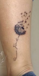 15 Cute Dandelion Tattoos
