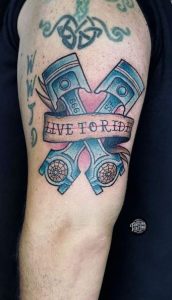 50 Badass Biker Tattoos - Designs, Ideas & Pictures - Tattoo Me Now