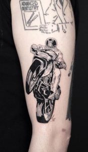 50 Badass Biker Tattoos - Designs, Ideas & Pictures - Tattoo Me Now