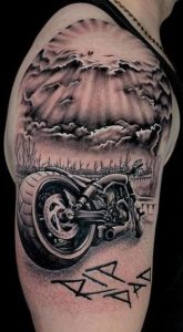 50 Badass Biker Tattoos - Designs, Ideas & Pictures - Tattoo Me Now