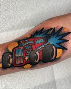 50 Car Tattoos | Designs, Ideas & Inspiration - Tattoo Me Now