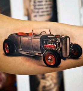 50 Car Tattoos | Designs, Ideas & Inspiration - Tattoo Me Now