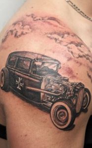 50 Car Tattoos | Designs, Ideas & Inspiration - Tattoo Me Now