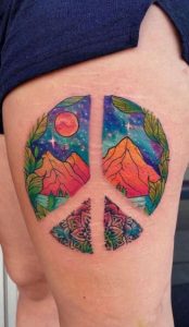 55 Peace Tattoos | Ideas, Designs & Pictures - Tattoo Me Now