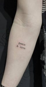 55 Peace Tattoos | Ideas, Designs & Pictures - Tattoo Me Now