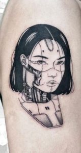 75 Mind-bending Cyberpunk Tattoos That You Must See - Tattoo Me Now