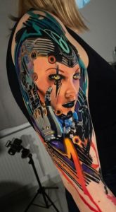 75 Mind-bending Cyberpunk Tattoos That You Must See - Tattoo Me Now