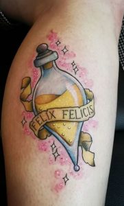 75 Enchanting Potion Bottle Tattoos, Designs, & Ideas - Tattoo Me Now