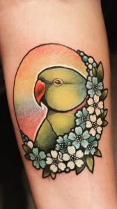 70 Colorful Parrot Tattoos, Ideas, & Meaning - Tattoo Me Now