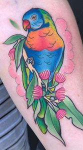 70 Colorful Parrot Tattoos, Ideas, & Meaning - Tattoo Me Now