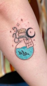 75 Enchanting Potion Bottle Tattoos, Designs, & Ideas - Tattoo Me Now
