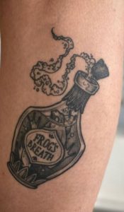 75 Enchanting Potion Bottle Tattoos, Designs, & Ideas - Tattoo Me Now