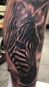 65 Trendy Zebra Tattoos, Ideas, & Meaning - Tattoo Me Now