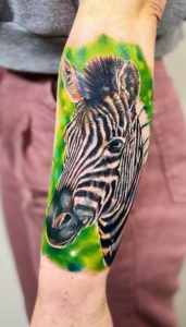 65 Trendy Zebra Tattoos, Ideas, & Meaning - Tattoo Me Now
