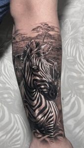 65 Trendy Zebra Tattoos, Ideas, & Meaning - Tattoo Me Now