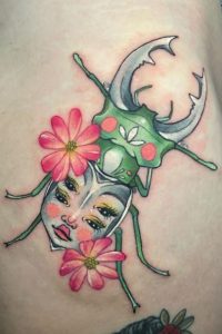75 Magnificent Beetle Tattoos, Ideas, & Meaning - Tattoo Me Now