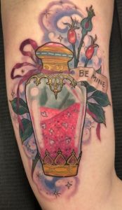 75 Enchanting Potion Bottle Tattoos, Designs, & Ideas - Tattoo Me Now