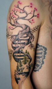 65 Unique DNA Tattoos, Ideas, & Meaning - Tattoo Me Now