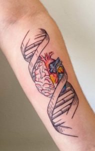 65 Unique DNA Tattoos, Ideas, & Meaning - Tattoo Me Now