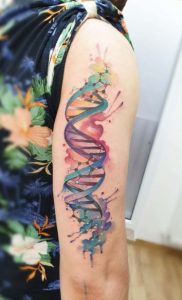 65 Unique DNA Tattoos, Ideas, & Meaning - Tattoo Me Now