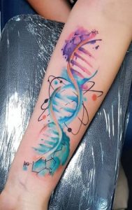65 Unique DNA Tattoos, Ideas, & Meaning - Tattoo Me Now