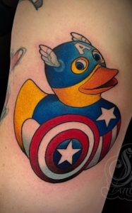 100 Adorable Duck Tattoos You Will Want To Try - Tattoo Me Now
