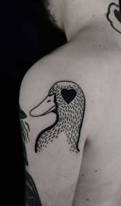 100 Adorable Duck Tattoos You Will Want To Try - Tattoo Me Now