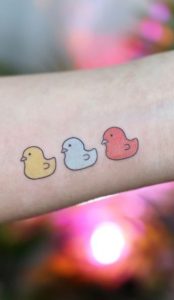 100 Adorable Duck Tattoos You Will Want To Try - Tattoo Me Now
