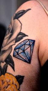 85 Sparkling Diamond Tattoos to Add a Touch of Glamour - Tattoo Me Now