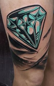 85 Sparkling Diamond Tattoos to Add a Touch of Glamour - Tattoo Me Now