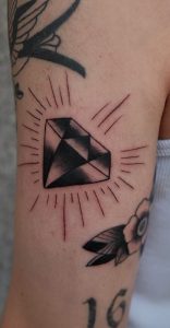 85 Sparkling Diamond Tattoos to Add a Touch of Glamour - Tattoo Me Now