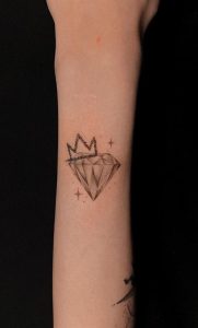 85 Sparkling Diamond Tattoos to Add a Touch of Glamour - Tattoo Me Now