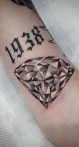 85 Sparkling Diamond Tattoos to Add a Touch of Glamour - Tattoo Me Now