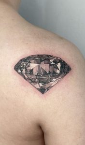 85 Sparkling Diamond Tattoos to Add a Touch of Glamour - Tattoo Me Now