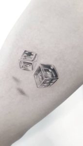 Rolling in Style: The Top 100 Dice Tattoos & Meanings - Tattoo Me Now