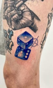 Rolling in Style: The Top 100 Dice Tattoos & Meanings - Tattoo Me Now